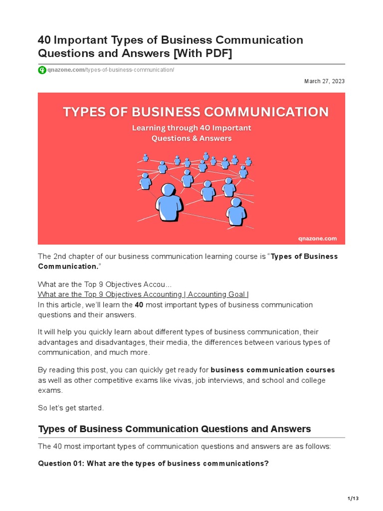 40-important-types-of-business-communication-questions-and-answers-with