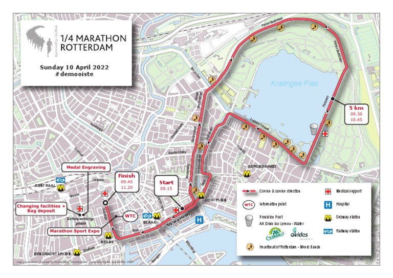 Rotterdam Marathon Map | PDF