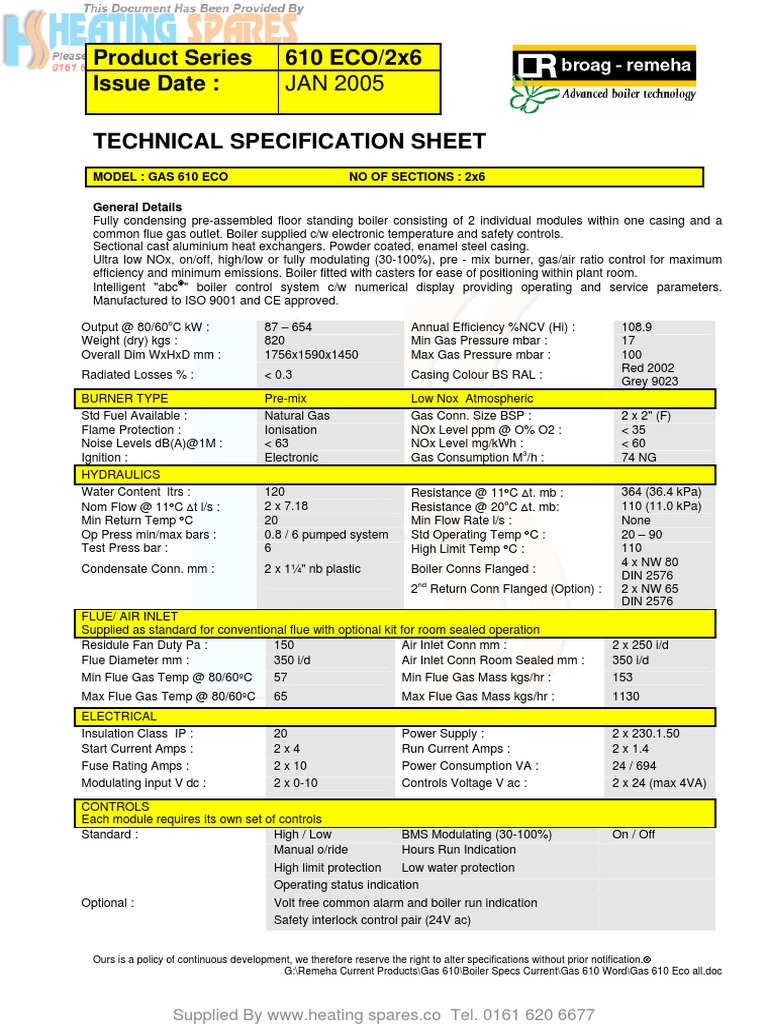 610_ECO-2x6_Technical_Specification_Sheet | PDF