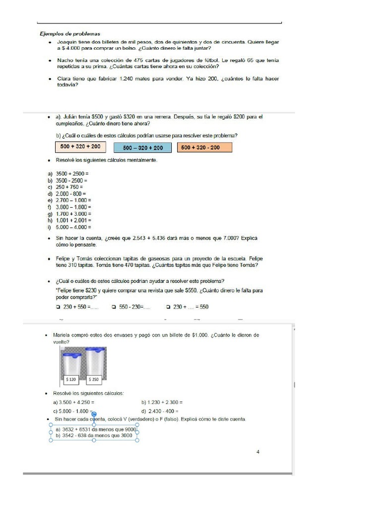 Practica Prueba Tercero | PDF