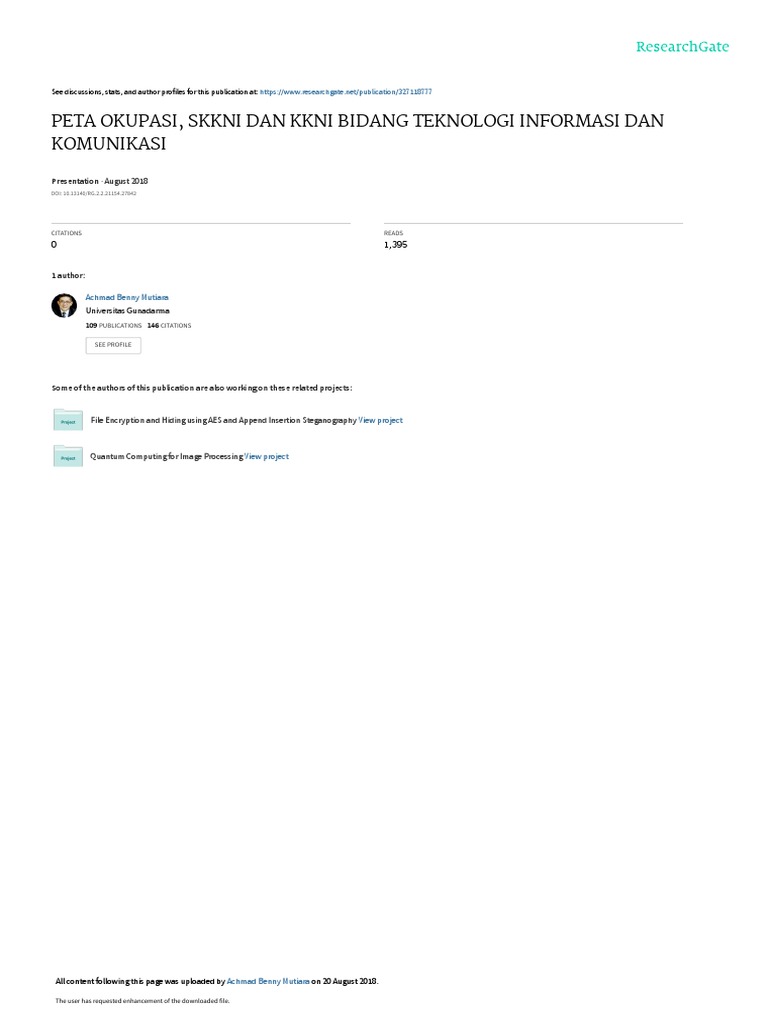 Ppt Peta Okupasi TIK | PDF