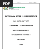 Life Sciences Grade 10 Revision Material Term 2 - 2023 | PDF | Atrium ...