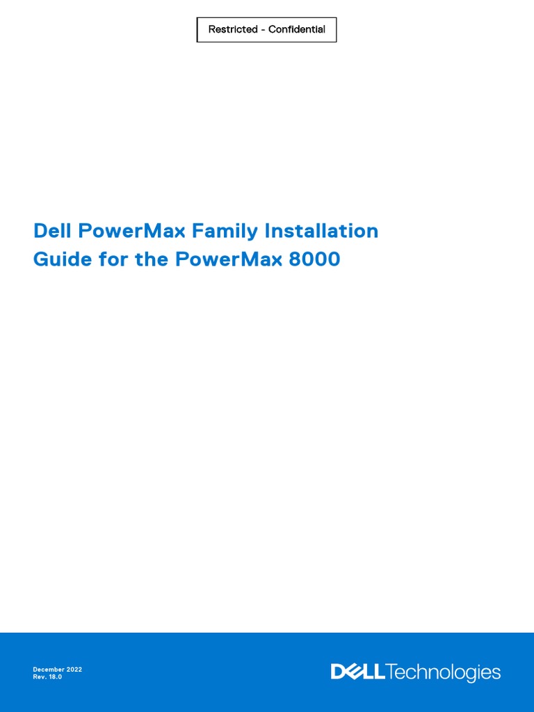 PowerMax 8000 Install Guide | PDF | Computer Network | Documentation