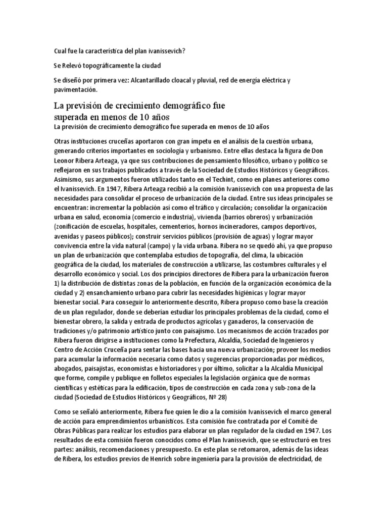 Plan Ivanissevich | PDF | Urbanismo