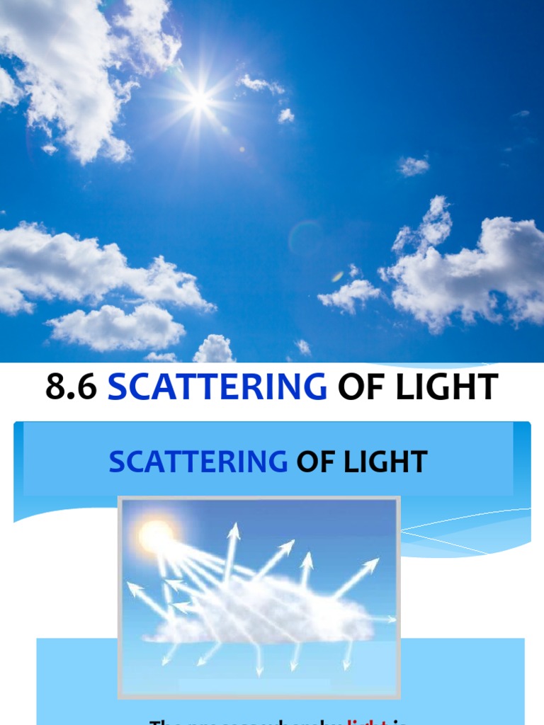 Light Scattering Explained | PDF | Science & Mathematics