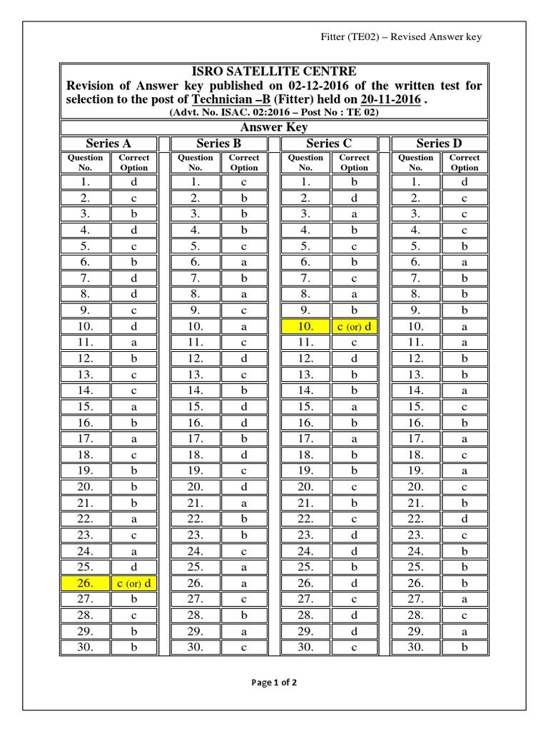 Technician-B Ans | PDF | Outer Space | Spaceflight