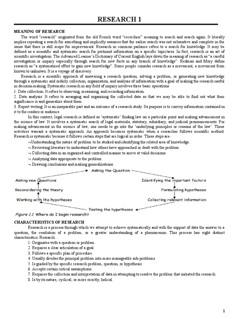 Research 1 | PDF | Experiment | Hypothesis