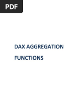DAX Cheat Sheet | PDF | Arithmetic Mean | Median