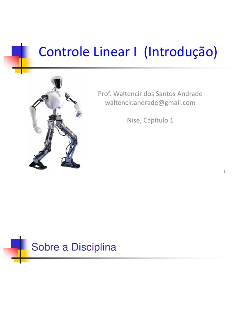 Aula - Nise - Cap1 CONTROLE LINEAR | PDF | Matemática | Comentários
