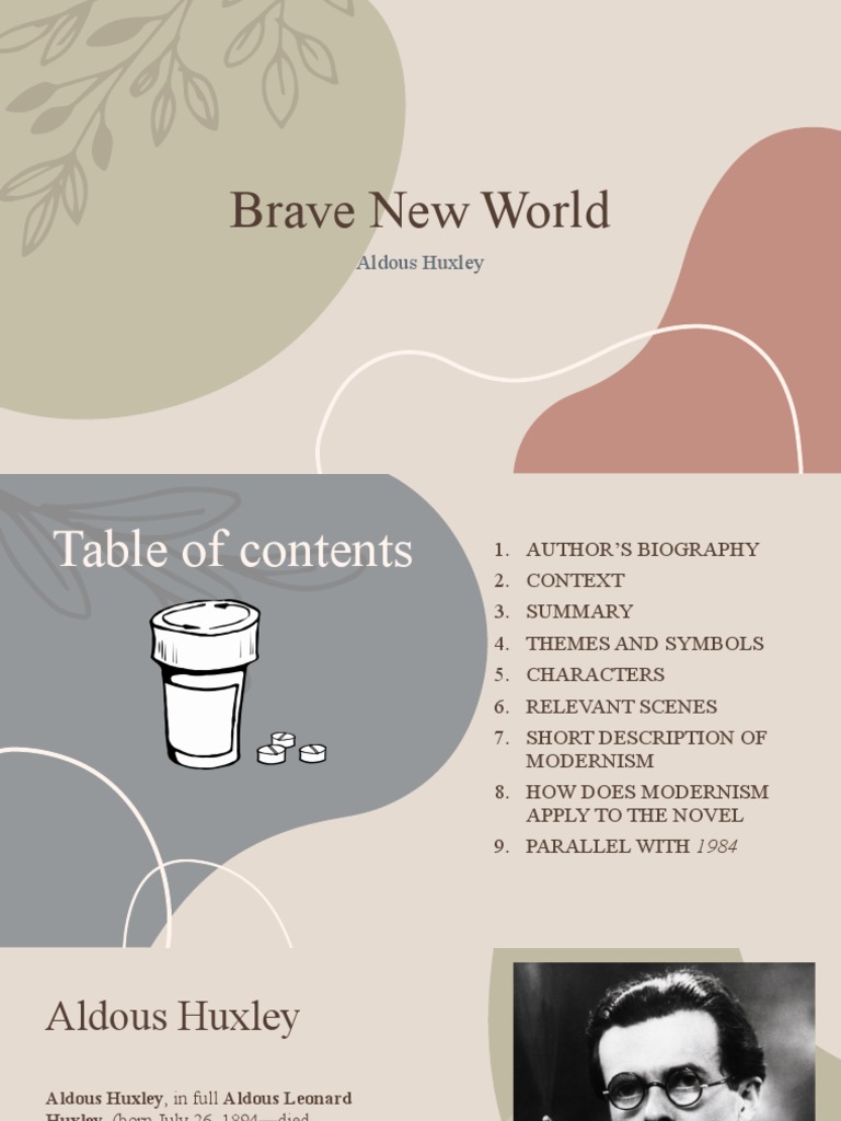 Brave New World 1 | PDF