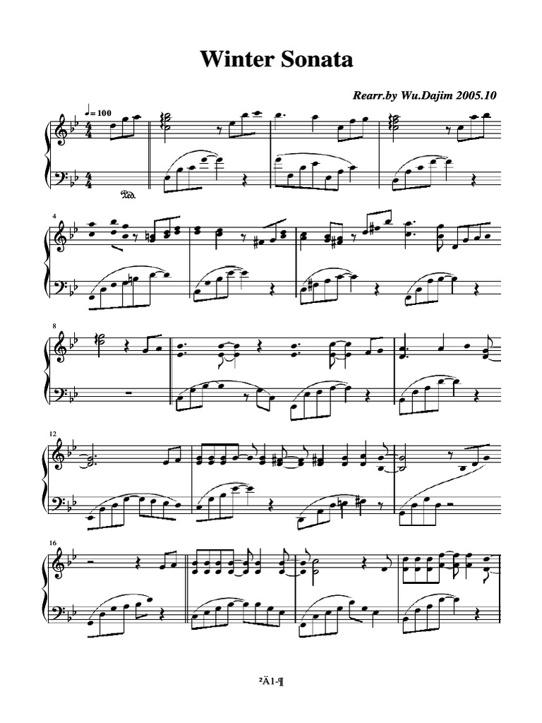 Richard_Clayderman_Winter_Sonata | PDF