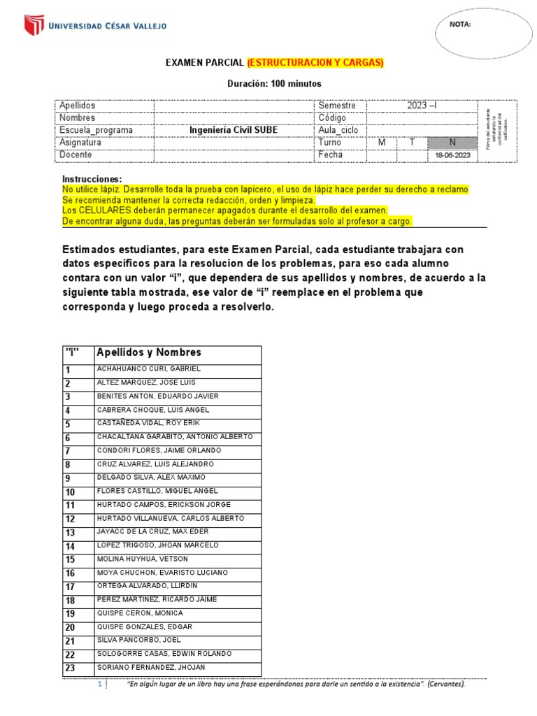 Examen Ep | PDF | Ingeniería de Edificación