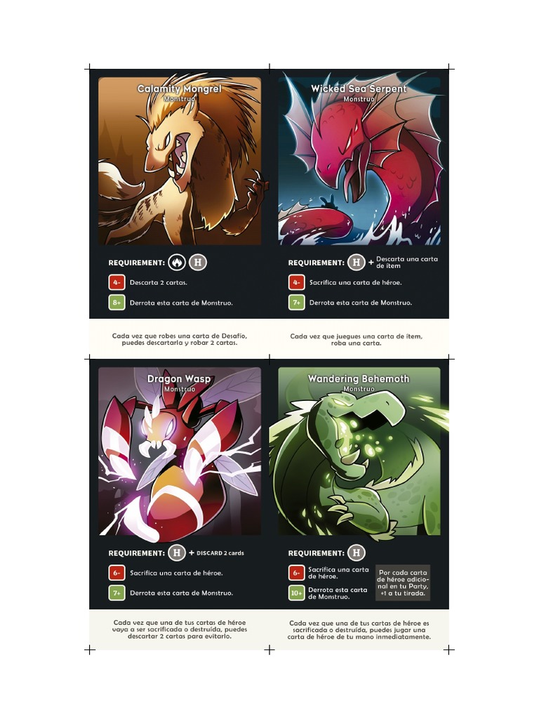 Here To Slay - Expansion KS and Dragon Sorcerer - Monstruos - ES - MAQ ...