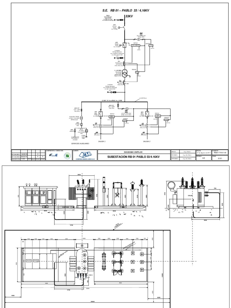 1.1-Esquema Funcional Skid 5 Mva | PDF | Ingenieria Eléctrica | Poder ...