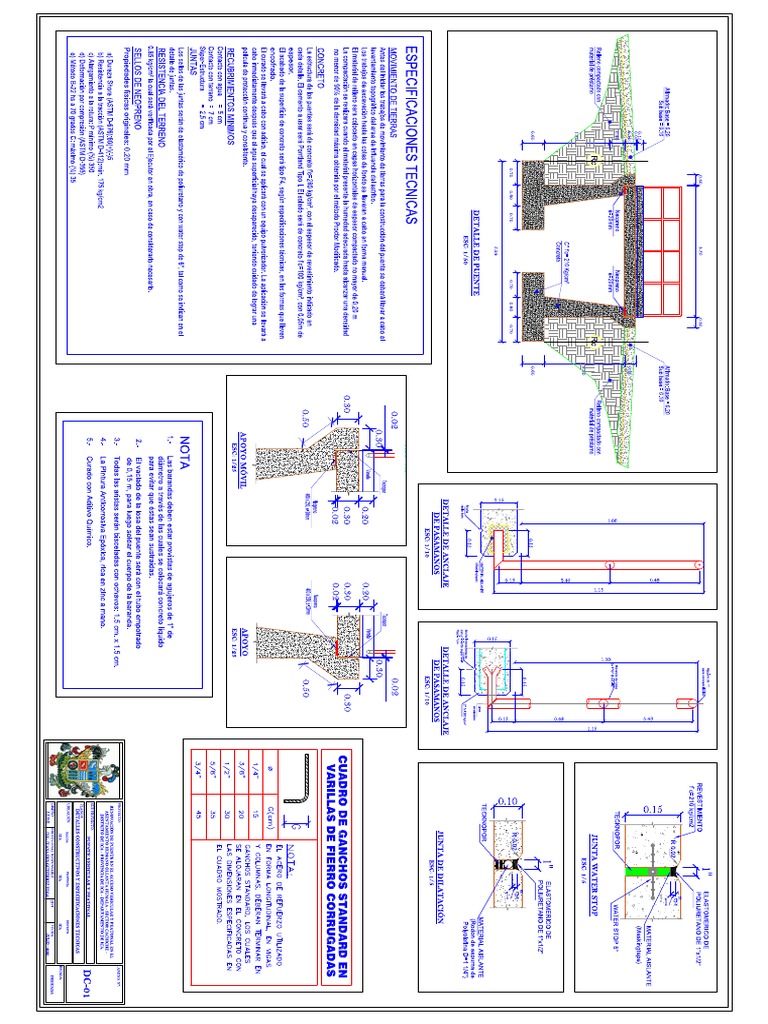 Plano de Detalles Constructivos Detalles Constructivos y ... Plano de Detalles Constructivos Detalles Constructivos y ...