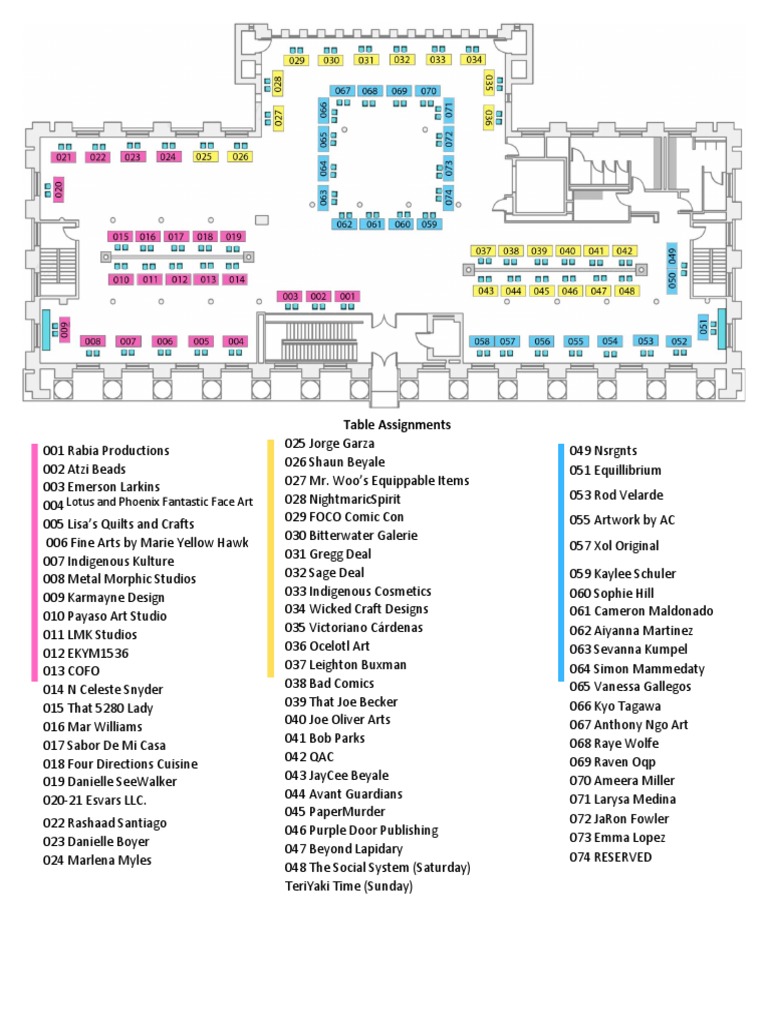 Tables and Schedule-McNicholsbuilding | PDF