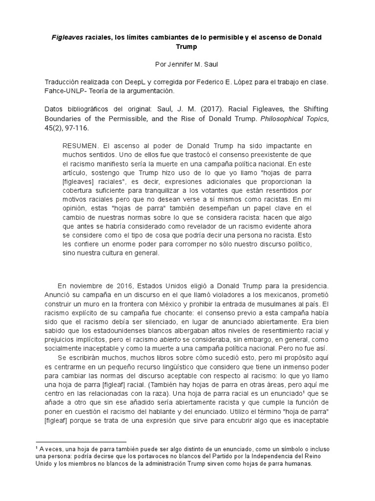 Jennifer Saul Racial Figleaves, The Shifting Boundaries of The ...