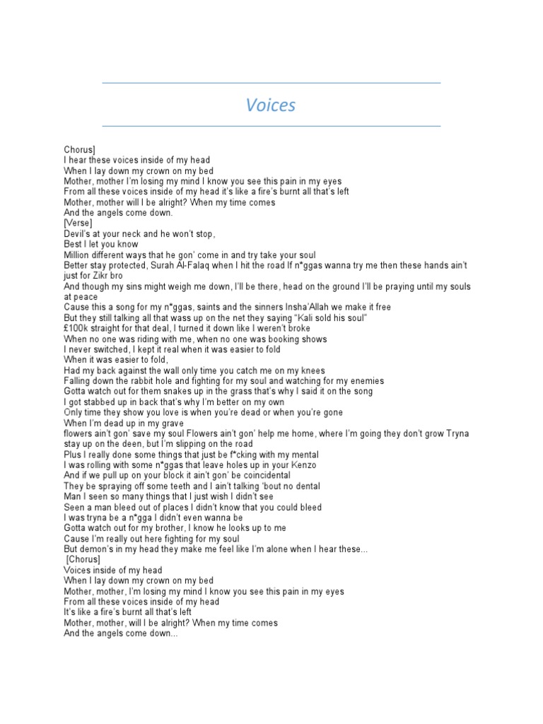 Voices | PDF