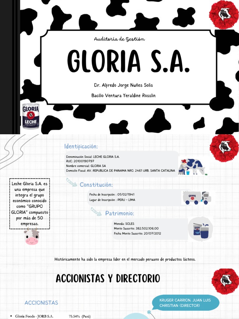 Gloria S.A. | PDF | Perú | Leche