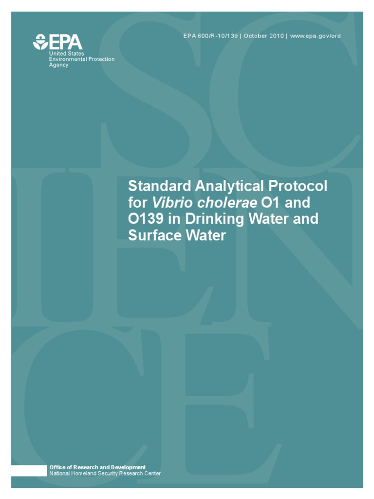 Vibrio cholerae Testing Protocols | PDF | Cholera | Calibration