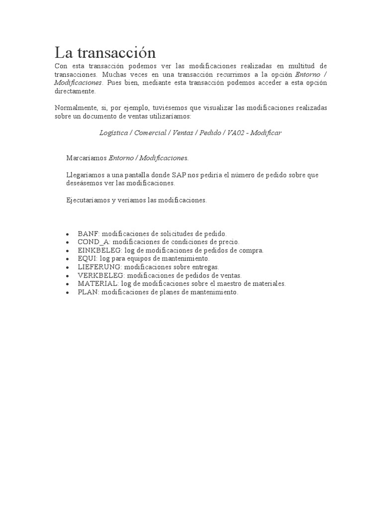 La Transacción RSSCD100 | PDF