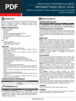 Ficha Tecnica Repemax Capa Fina (Intaco) - 1 | PDF | Hormigón | Pintar