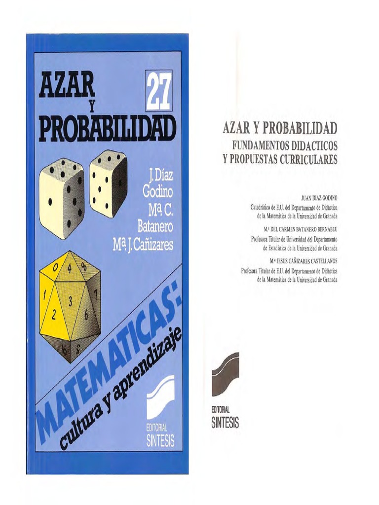 Azar y Probabilidad en Educación | PDF | Probabilidad | Estadísticas