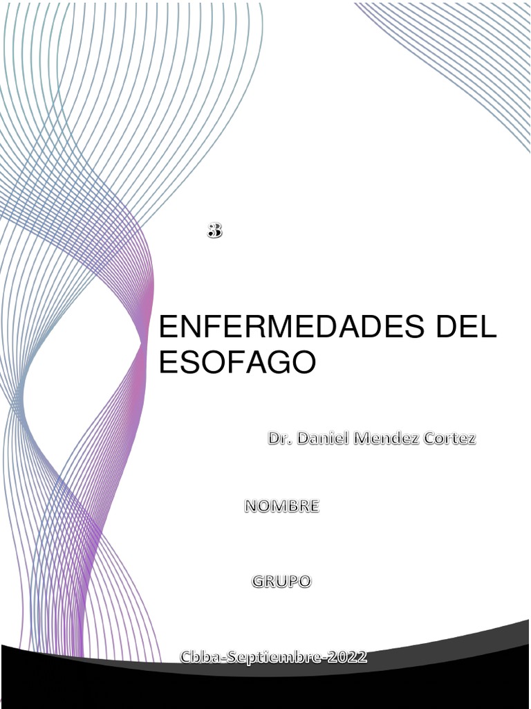 Enfermedades y Trastornos del Esófago | PDF | La enfermedad por reflujo ...
