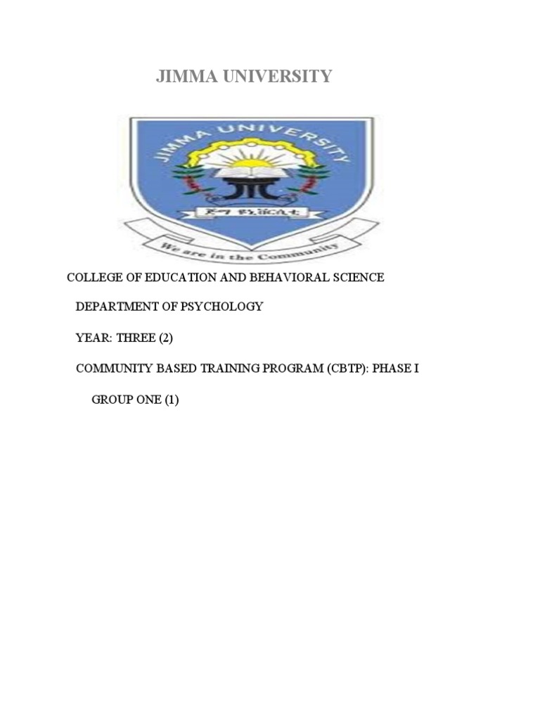 CBTP One | PDF | Community | Informed Consent