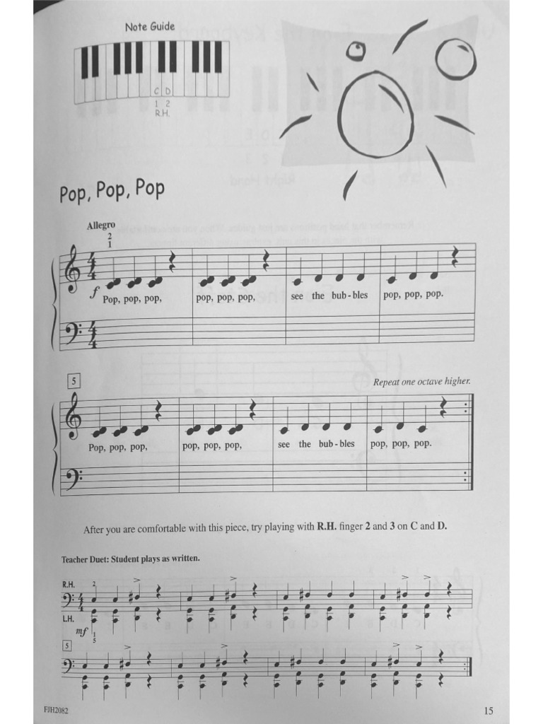 Pop Pop Pop Easy Piano | PDF