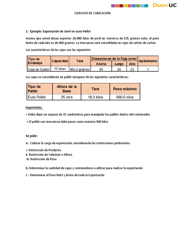 Ejercicios Cubicación | PDF