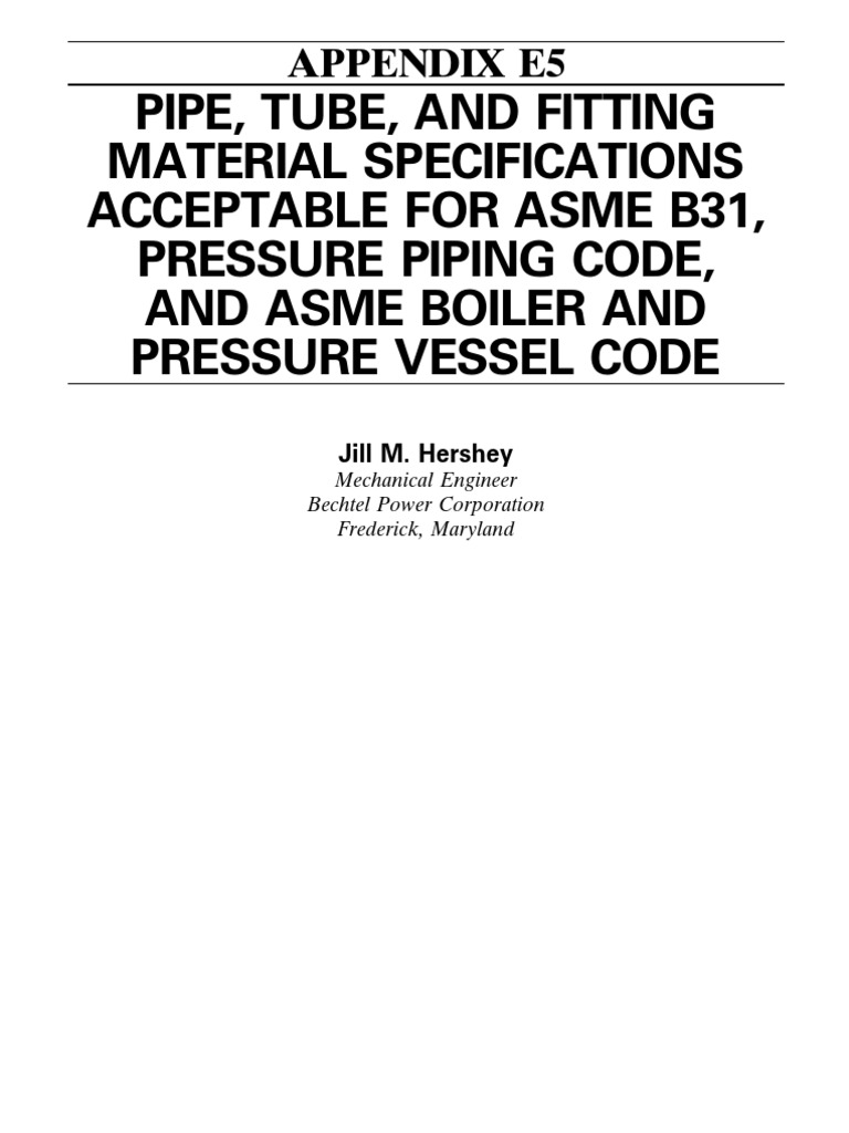 Asme B31 | PDF