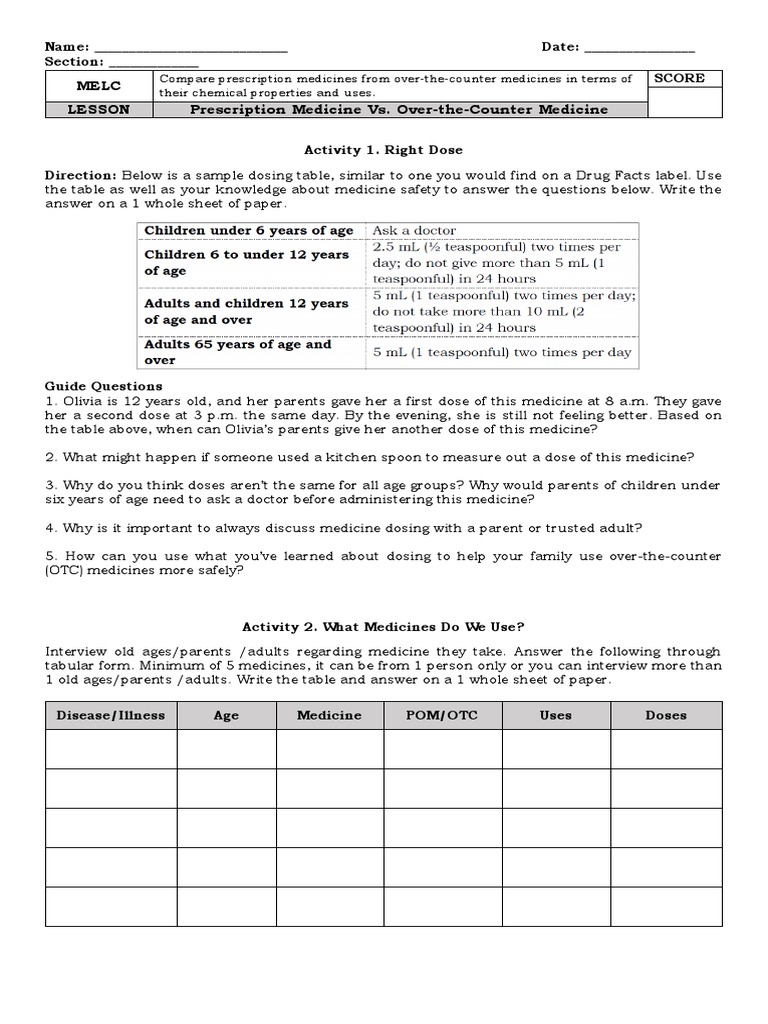 Con Chem Q4 M2 Activity 12 | PDF