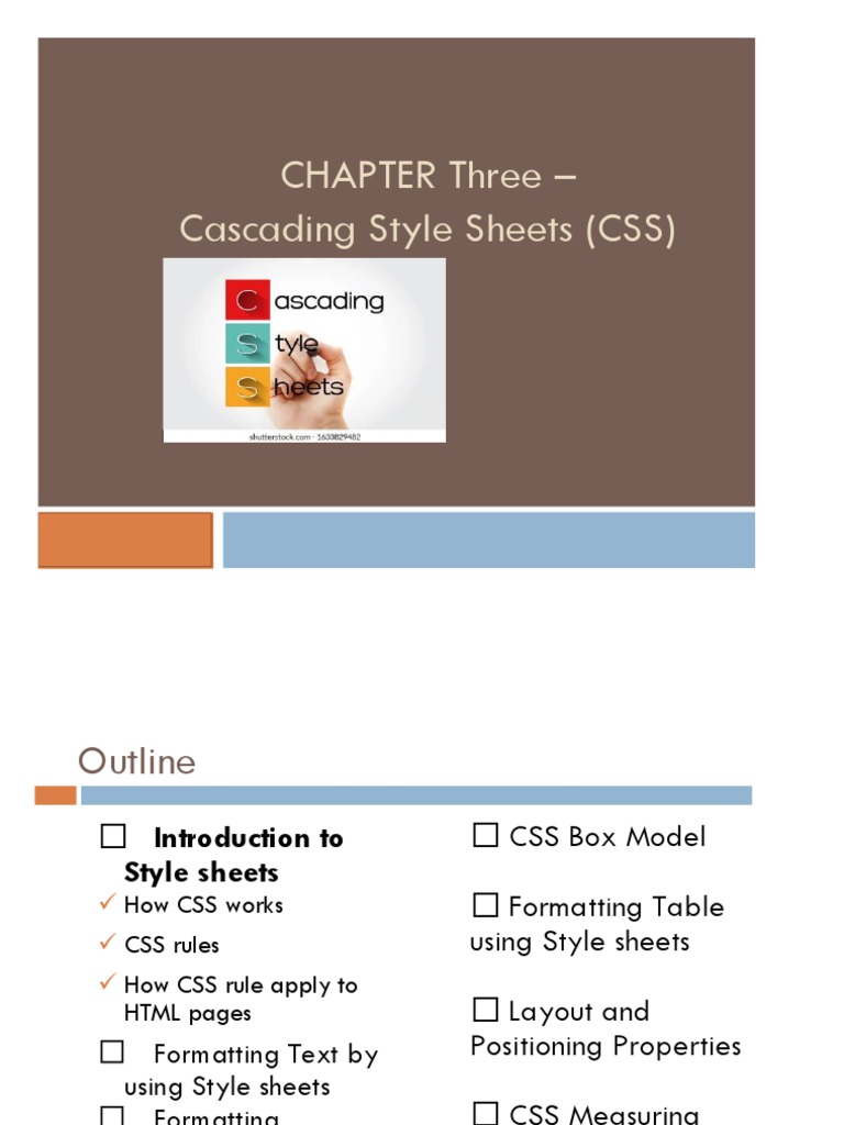 CSS | PDF