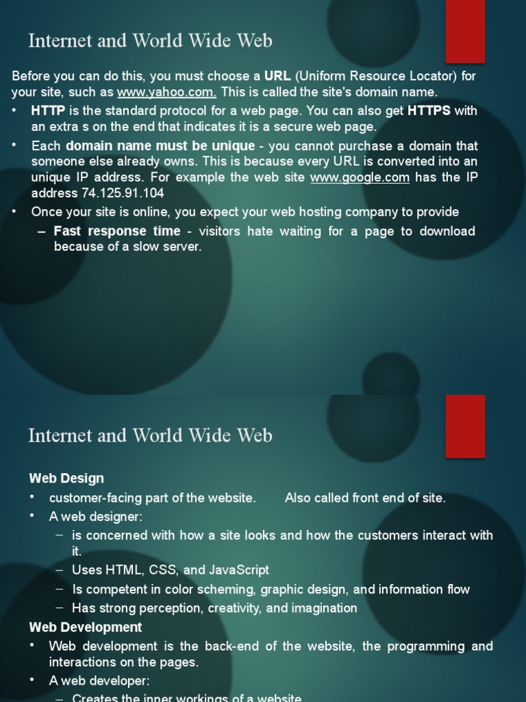Lecture 3 | PDF | Html Element | World Wide Web