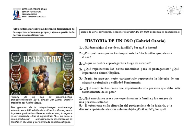 HISTORIA DE UN OSO Imprimir | PDF