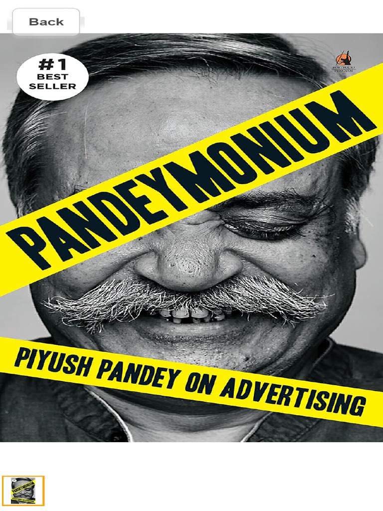 Pandeymonium Piyush Pandey On Advertising Piyush Pandey Amazon - in ...