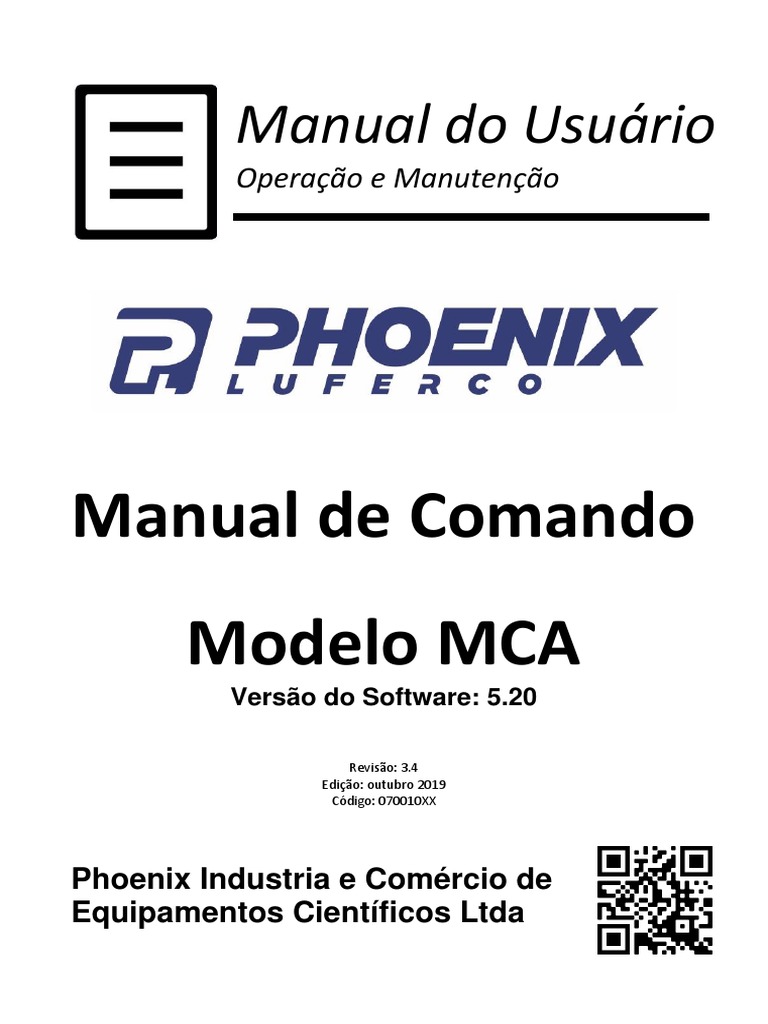Manual Comando - MCA 65 Rev. 3.4 | PDF | Gestão de qualidade ...