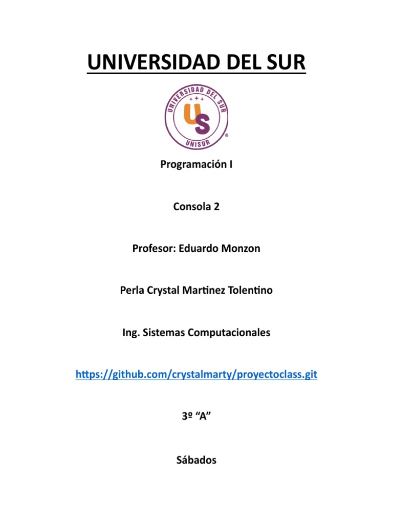 Link GitHub (2) - Perla Crystal Martinez Tolentino | PDF