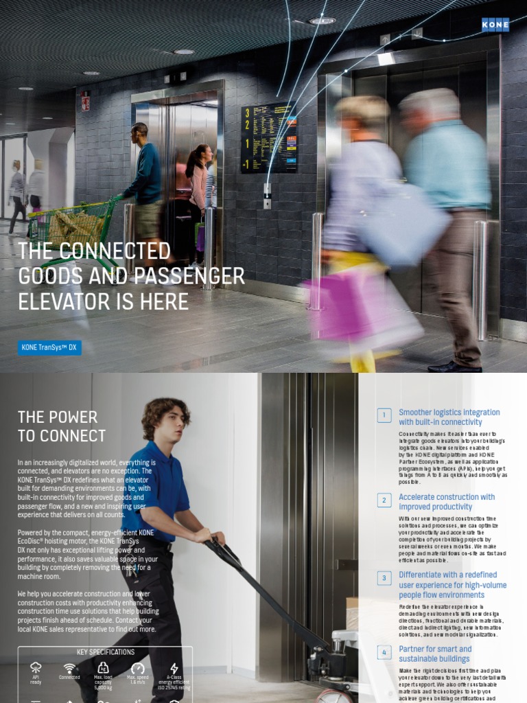 KONE_TranSys_DX-brochure_soisof_222-WEB_tcm59-86410 | PDF | Elevator ...