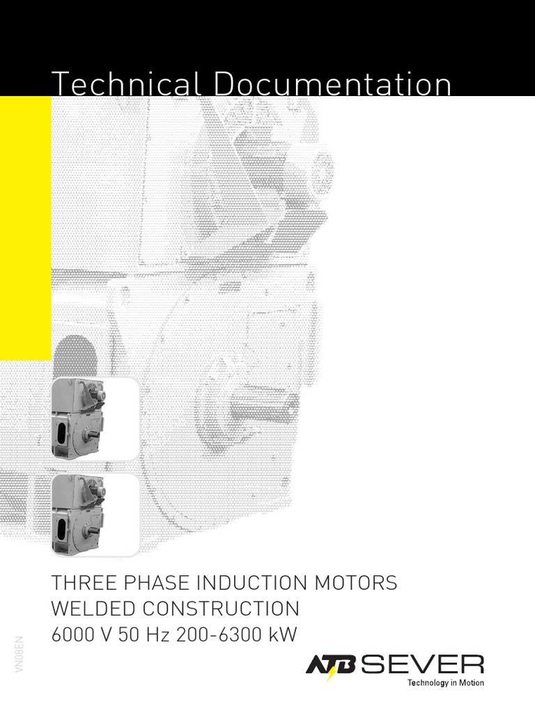 ATB High Voltage Induction Motors | PDF | Electric Motor | Machines