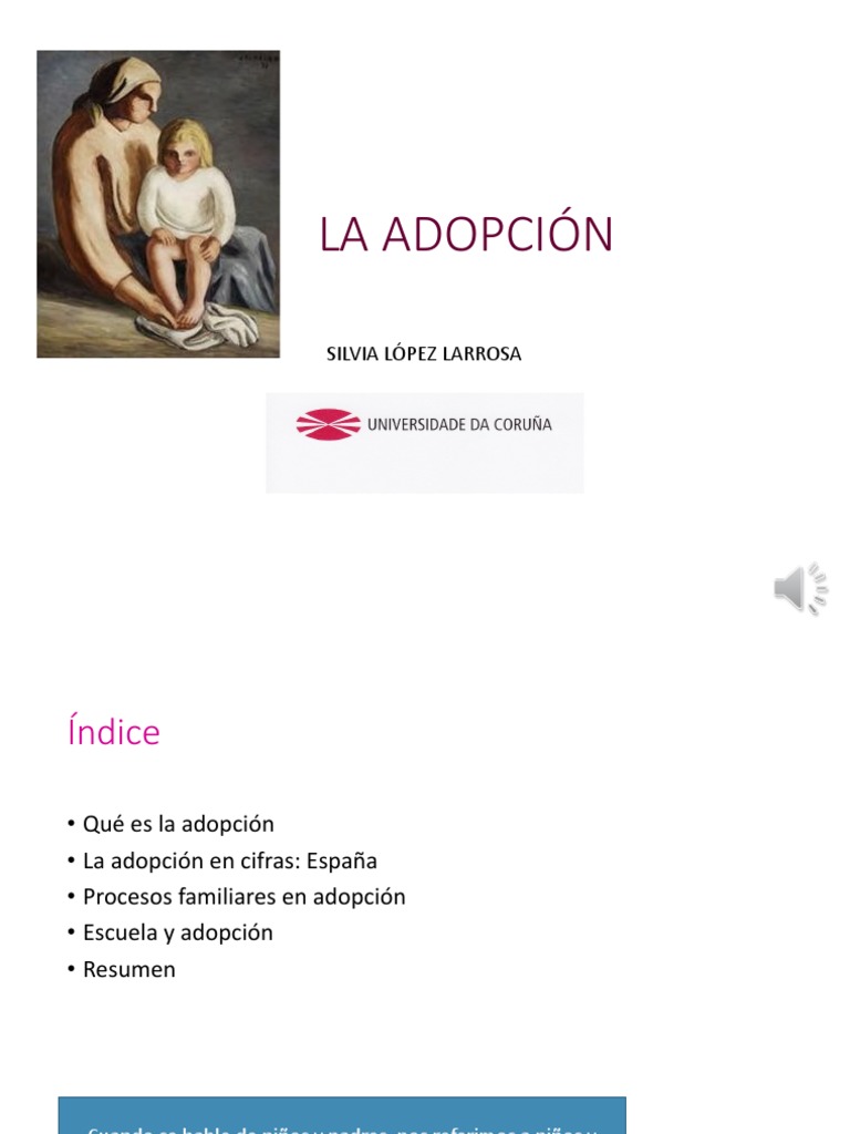 Adopción PDF | PDF | Adopción | Teoría de apego