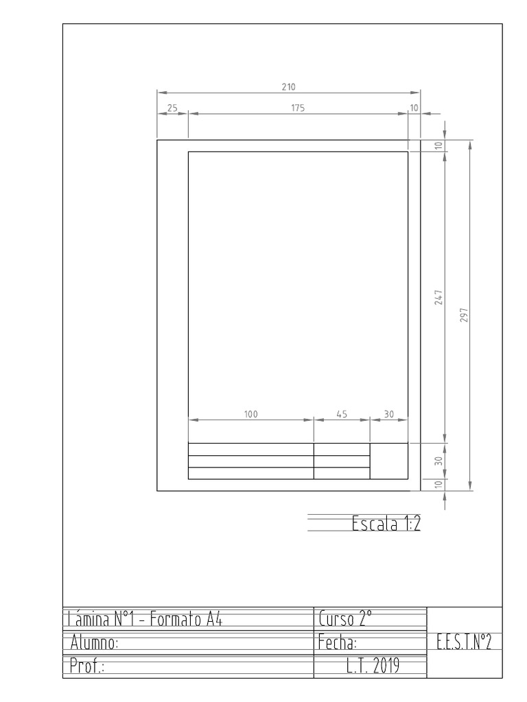 Lámina 1 LT2 T2 3F Formato A4 2019 | PDF