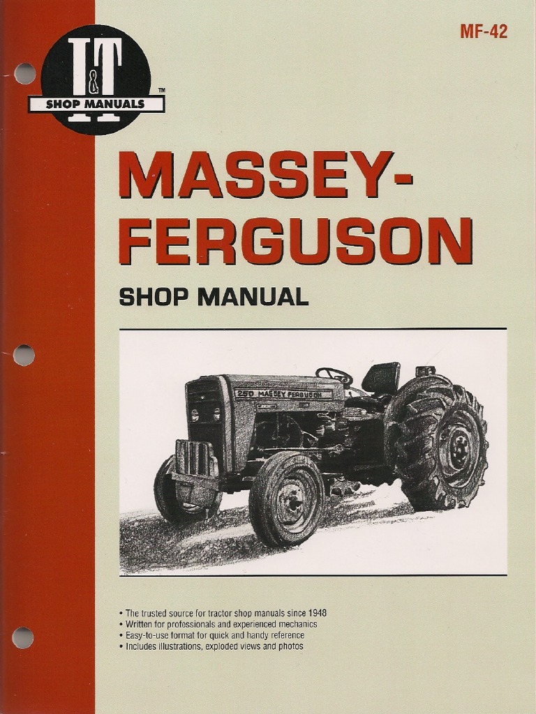 MF 230 235 240 245 250 Shop Manual | PDF