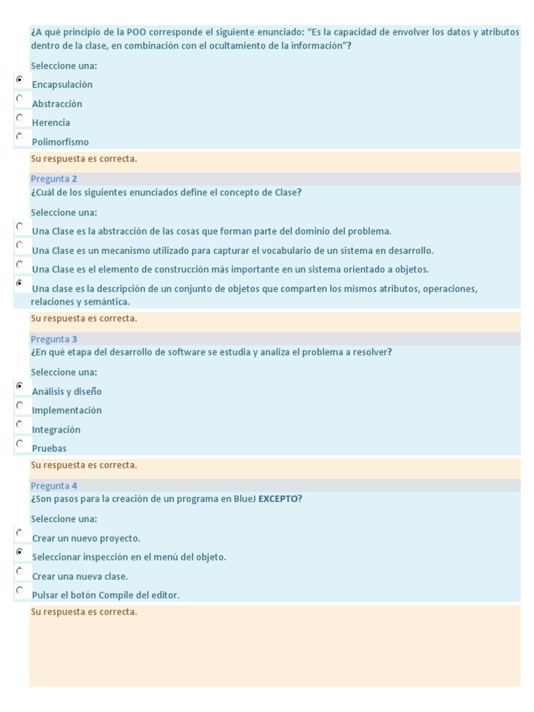 Principios de POO y programación en Java | PDF | Objeto (informática) | Programación orientada a ...