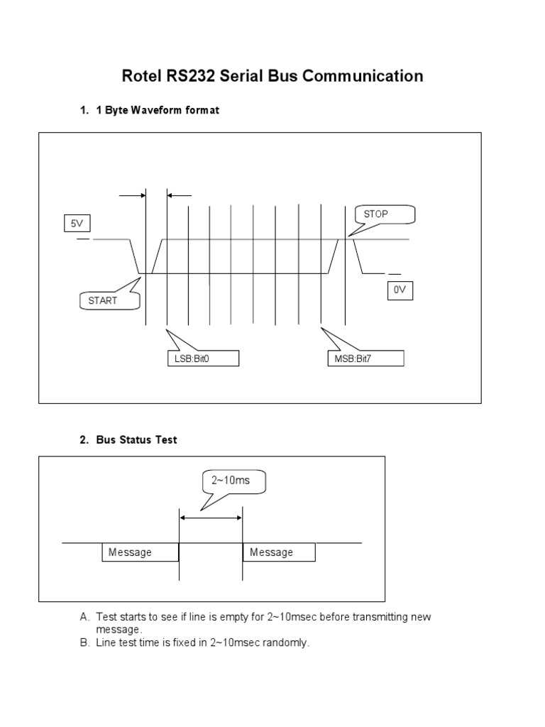RS232-Protocol | PDF