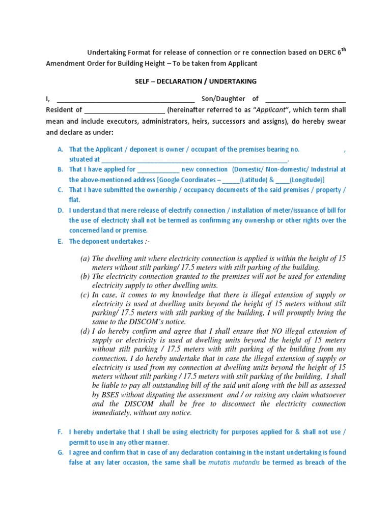 Self Declaration of Height | PDF | Justice | Crime & Violence