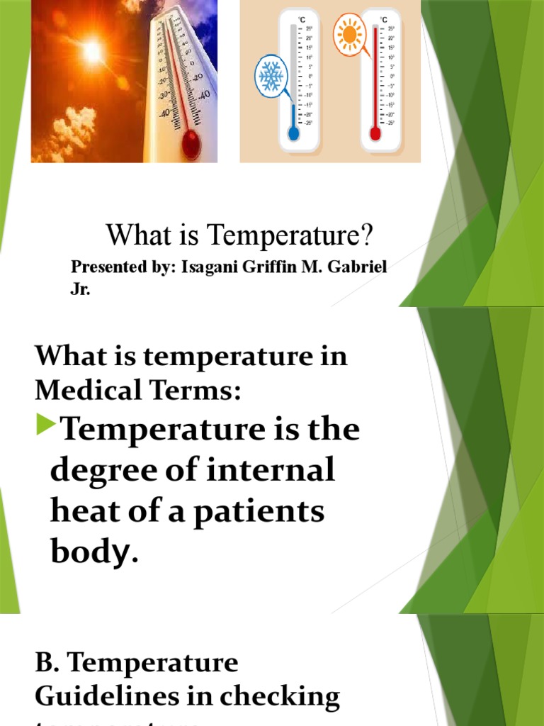 Medical Temperature Basics | PDF