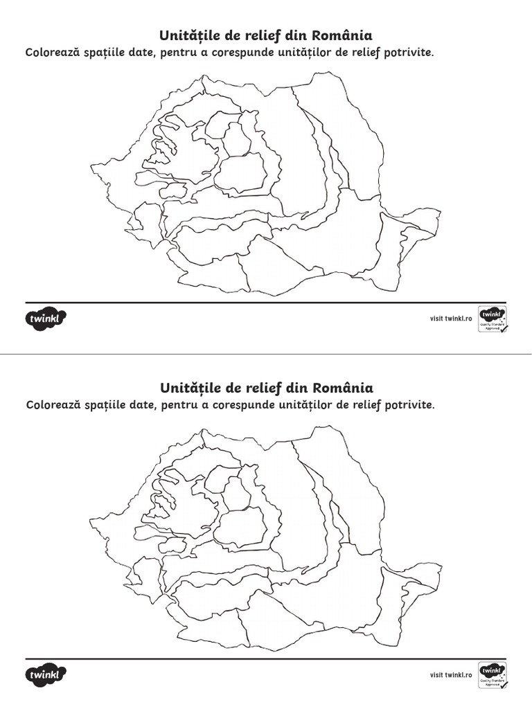 Formele de Relief Colorare | PDF