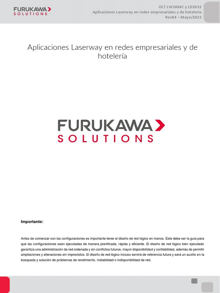 Configuración Laserway para Redes Empresariales | PDF | Dirección IP ...